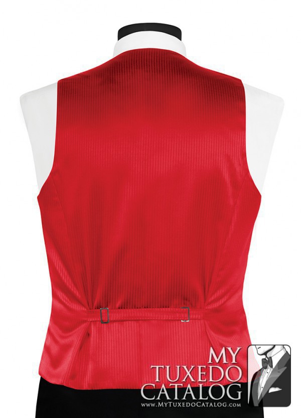 Ruby 'Modern Solid' Vest | Vests | MyTuxedoCatalog.com