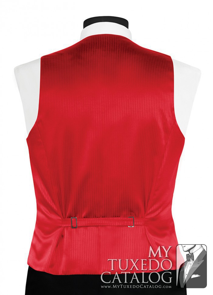 Ruby 'Modern Solid' Vest | Vests | MyTuxedoCatalog.com
